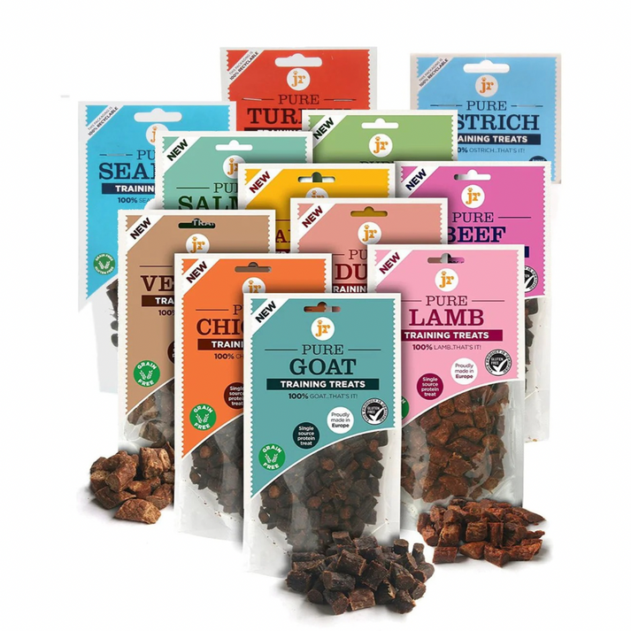 JR Pure Meat Training Treats 85g – Natural Raw