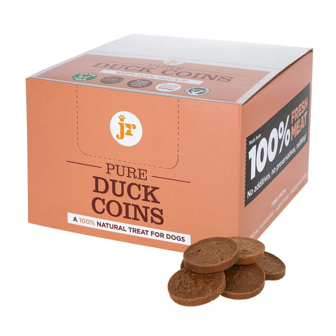 JR Pure Duck Coins – Natural Raw